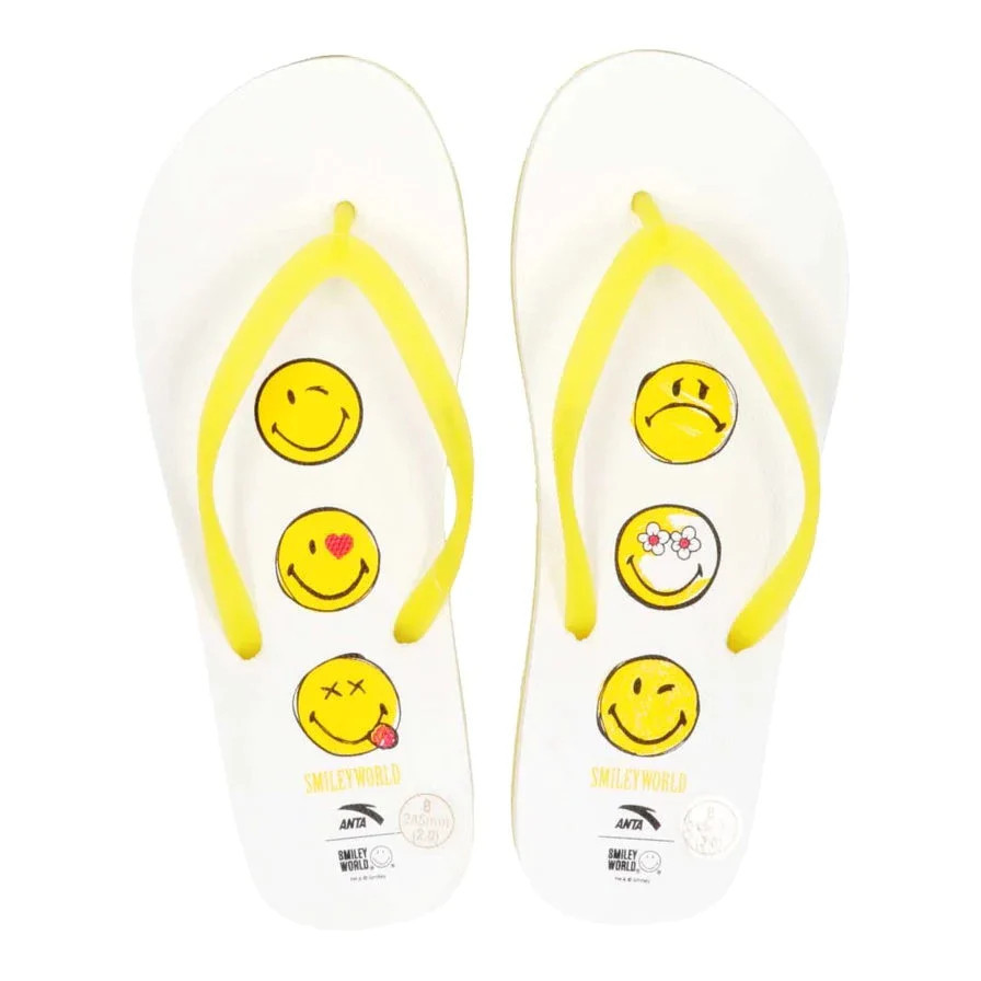 ANTA Women IP-Smiley Slippers 822338512-3 - Ivory White (Kasut Selipar ...