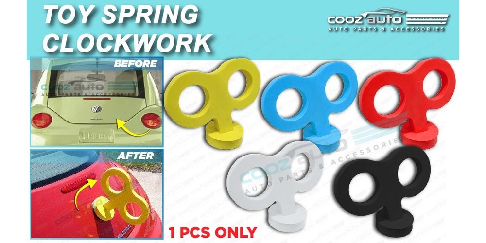 Universal 3D Car Wind Up Key Cute Clockwork Wind Up Key for Back of Car ...