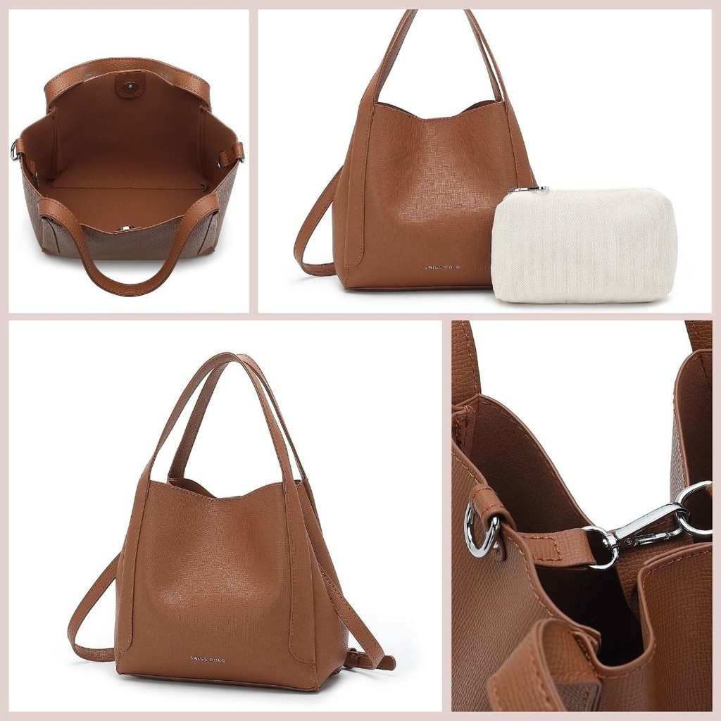 SWISS POLO 2 In 1 Ladies Top Sling Bag - Multi Colour HKC 8093 | Shopee ...