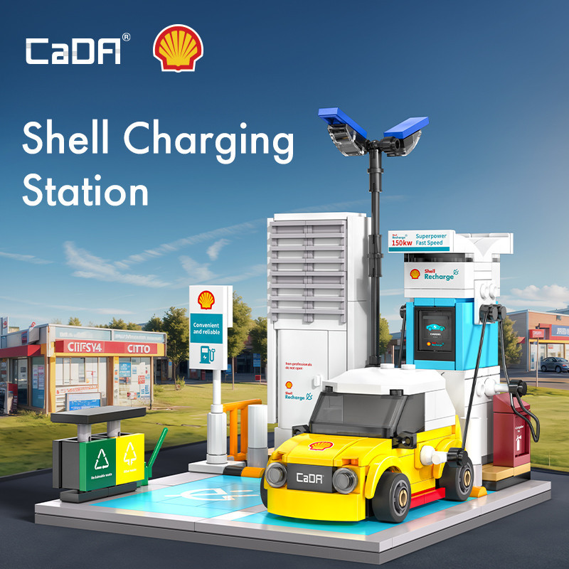 CaDA Shell Charging Station Brick Building Mechanical Master DIY Blocks ...