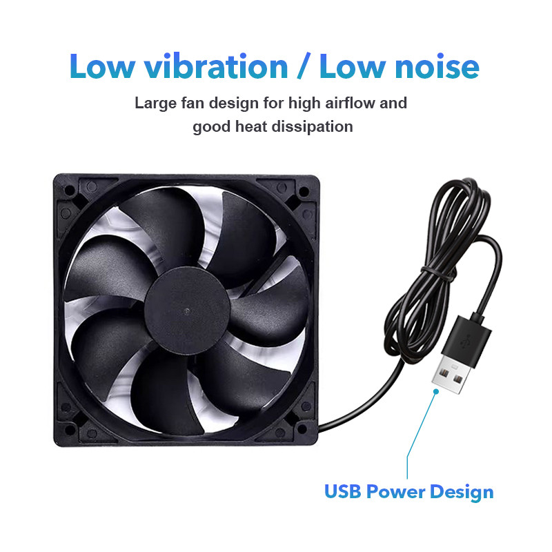 USB Router Fan Wifi Modem Cooling Rack Router Cool Wire Modem Cooler ...