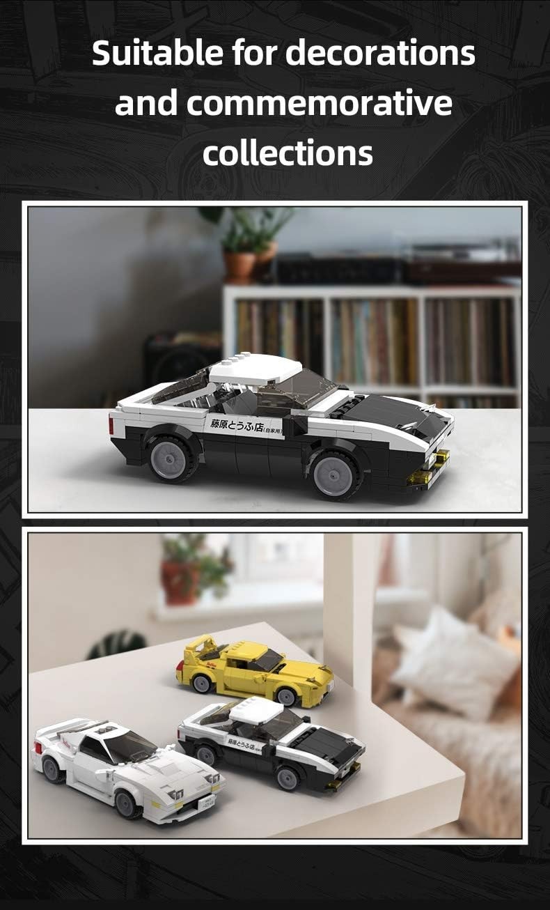 CaDA Initial D Keisuke Takahashi Mazda RX7 FD3S Brick DIY 1:24 Scale ...
