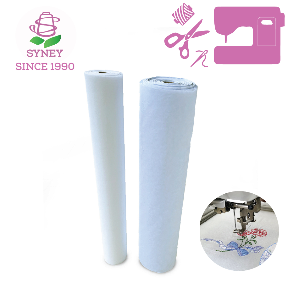 (Meter) Embroidery Stabilizer, Interlining Lapik Sulam Cut Away , Tear ...