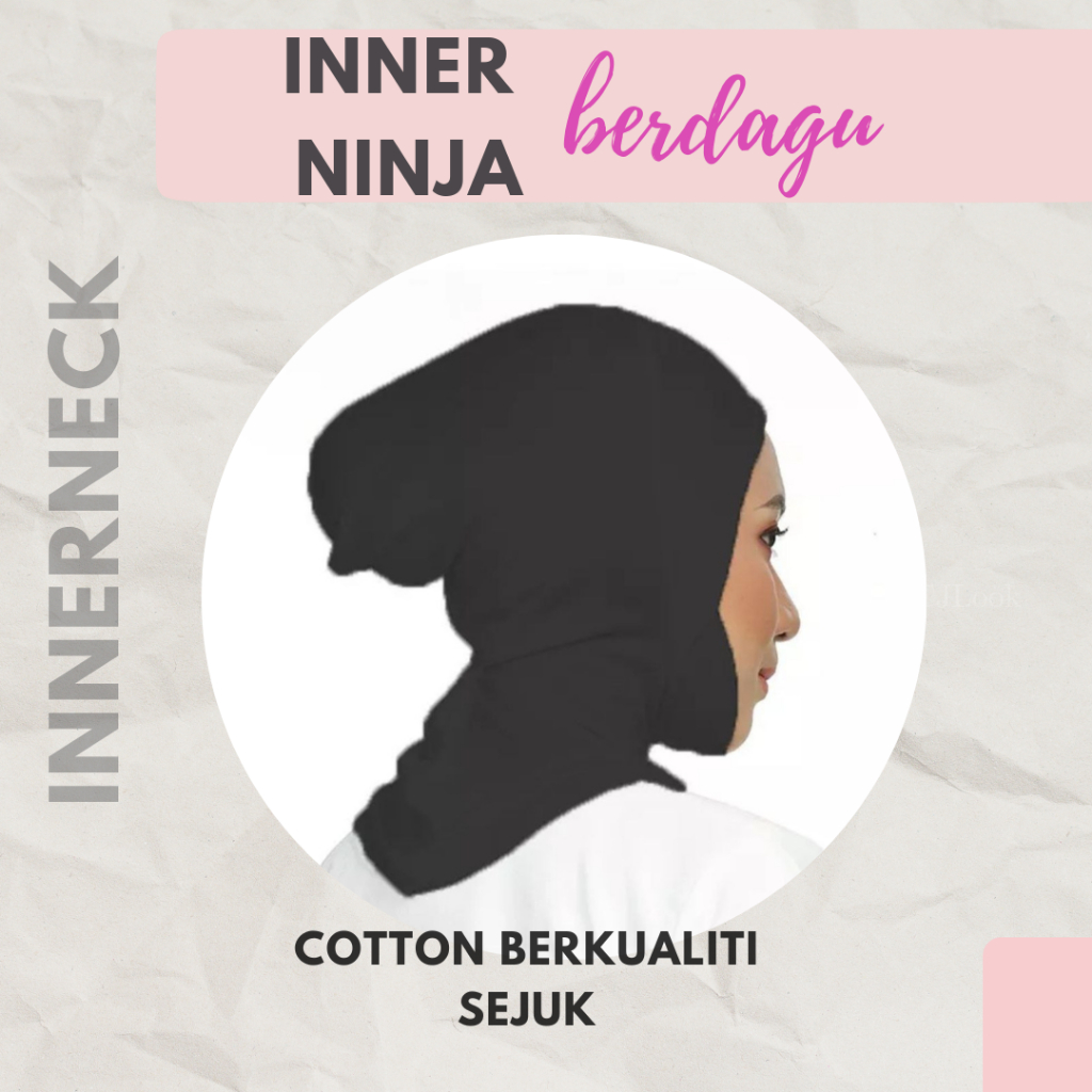 Inner Ninja Chin Innerneck Children's Headscarf | Shopee Philippines