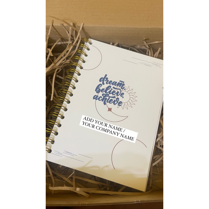 BUSINESS PLANNER (FREE PERSONALIZATION) | Shopee Philippines