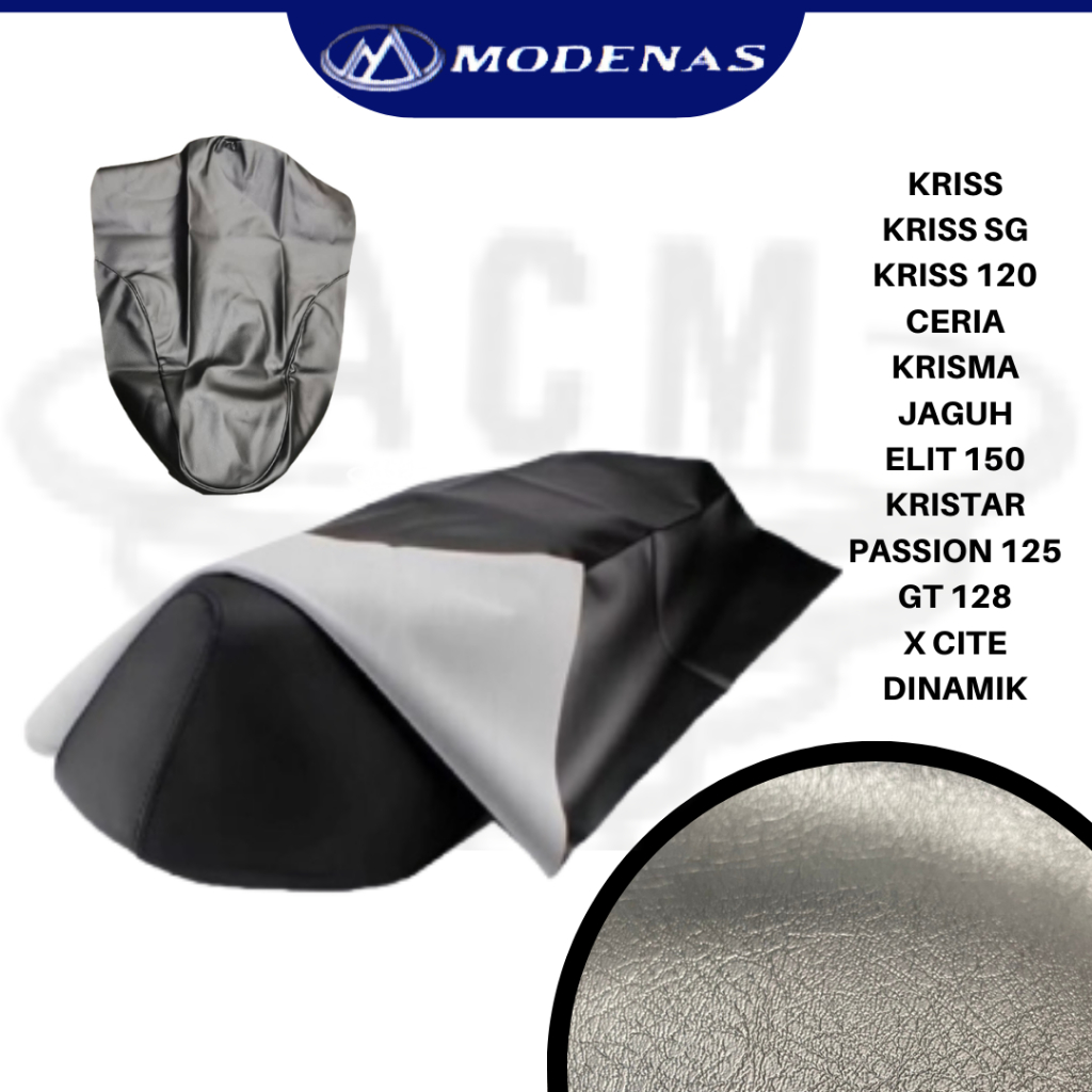 MODENAS Seat Cover Leather Kriss SG 120 CERIA Karisma JAGUH ELIT 150 ...
