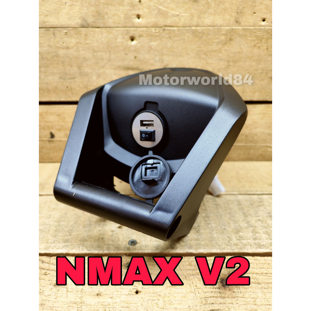 HANDLE UPPER COVER NMAX V2 ACCESSORIES MOTOR STAY MOBILE BRACKET HOLDER ...
