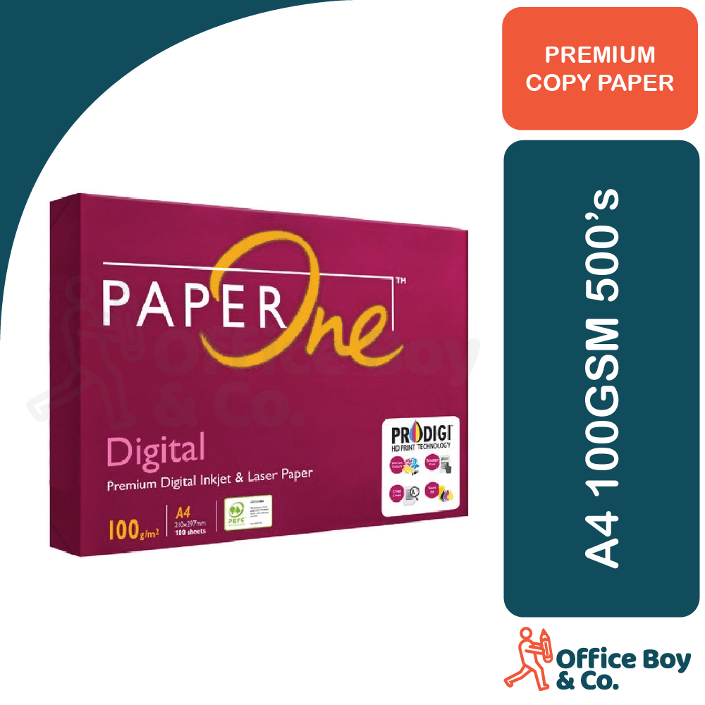 PaperOne A4 Digital Paper 100gsm 500 Sheets ( 1 Ream ) A4 Paper ...