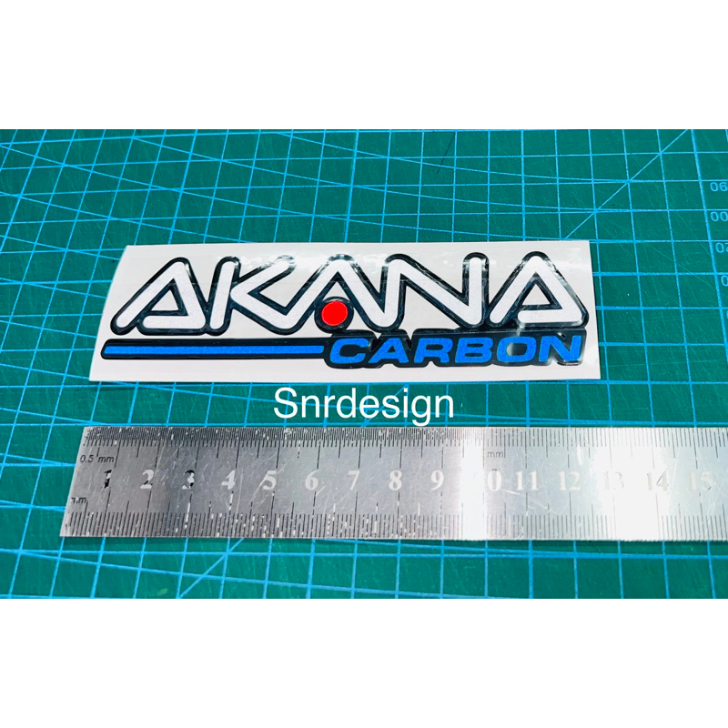 Akana Carbon - sticker (Reflective) | Shopee Philippines