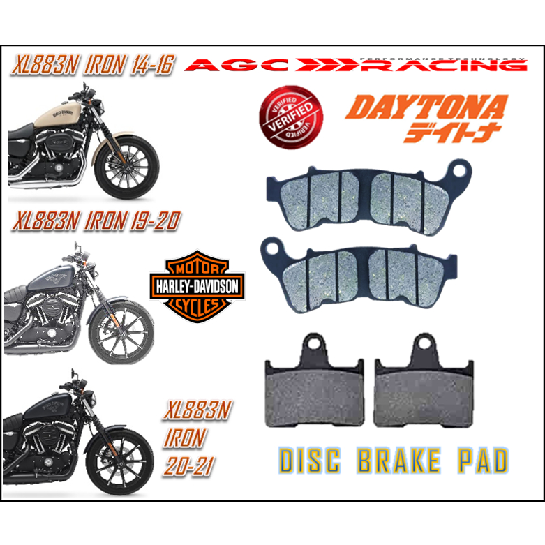 HD DISC BRAKE PADS XL883N IRON 15-21 BEST QUALITY | Shopee Philippines