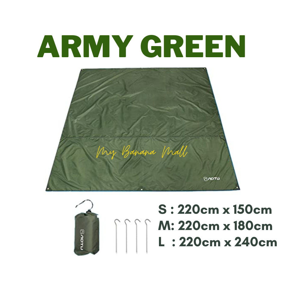 Waterproof Ultra Lightweight AOTU Flysheet for Groundsheet Camping Tarp ...