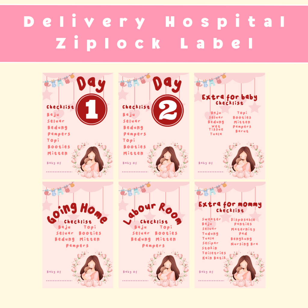 Delivery Hospital Ziplock Sticker Label | Shopee Philippines