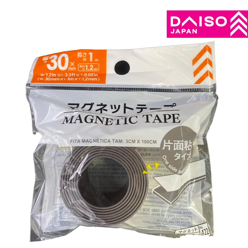 New Daiso Magnet Tape Magnetic Tape Can stick and Cut | Shopee Philippines