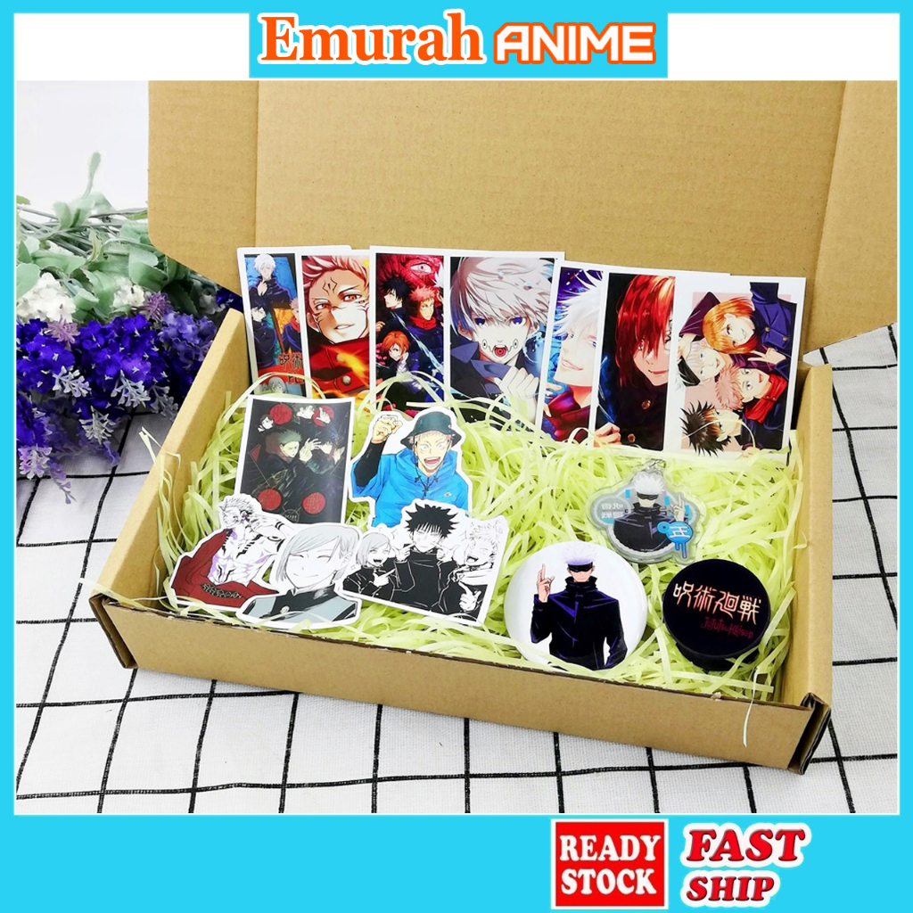 Jujutsu Kaisen Anime BOX Birthday Set Present Hadiah manga Gojo 咒术回战 ...