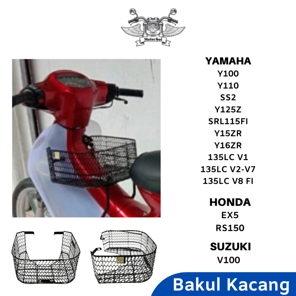 YAMAHA 88 Thick Hard Nut Basket Motorcycle Basket Y100 Y110 SS2 Y125Z ...