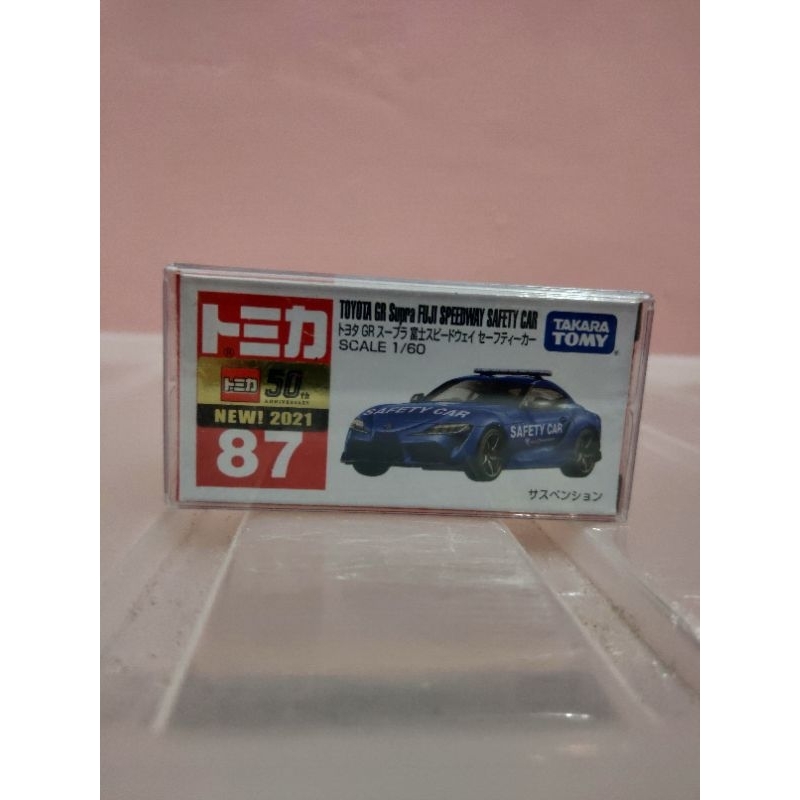 No.87 Tomica Toyota GR Supra Fuji Speedway Safety Car with 2021 Sticker ...