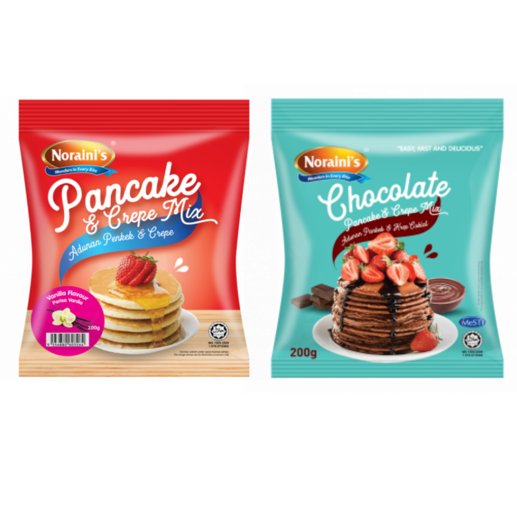 Noraini's Pancake & Crepe Mix - Instant Pancake Flour Vanilla and ...