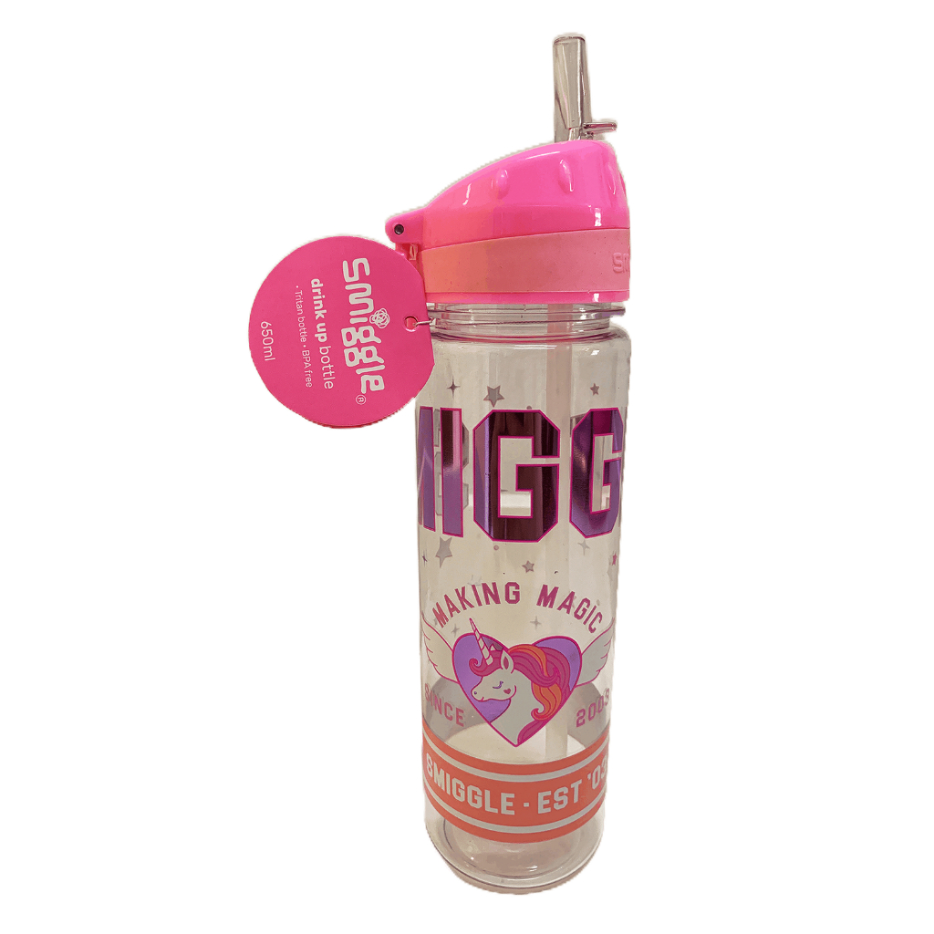 Smiggle Water Bottle Kids With Straw Botol Air Budak BPA Free Botol Air Straw | Shopee Philippines