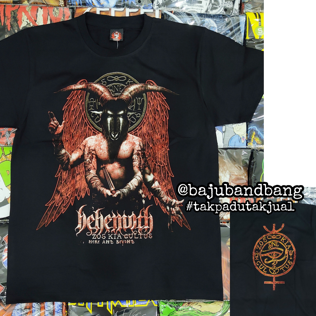 Baju Band Slayer Behemoth Band Tshirt Blood Abyss Angel Slaves Satanist ...