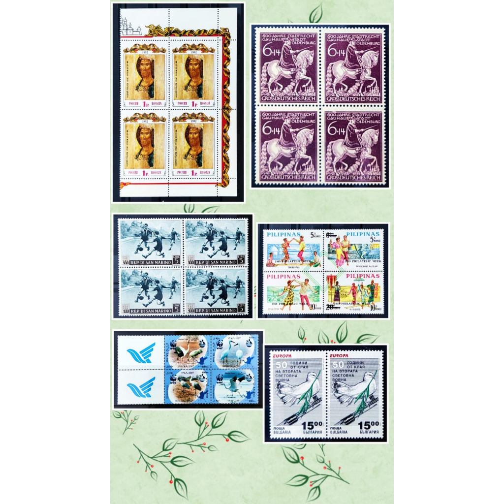 [STM 449] Worldwide (MNH) stamp collection stamp/setem | Shopee Philippines