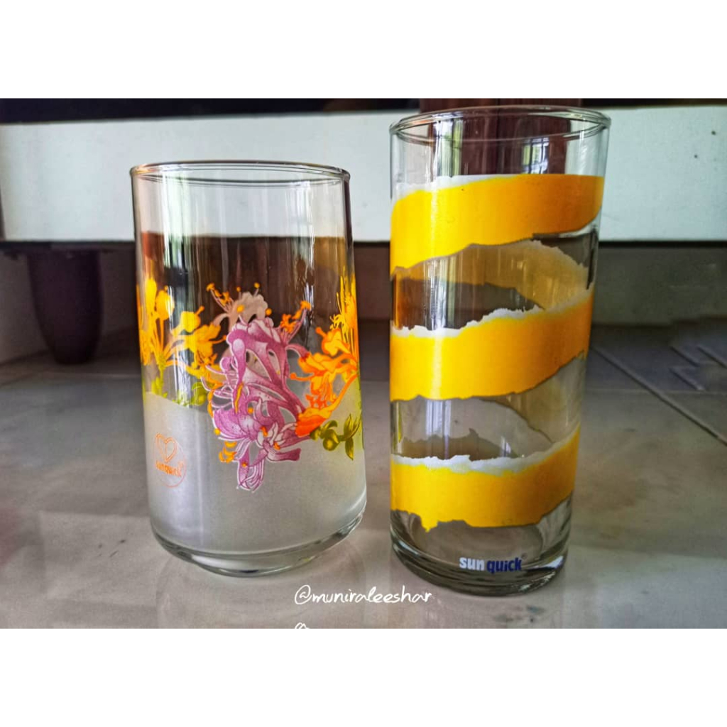 Gelas Sunquick Corak Vintage | Shopee Philippines