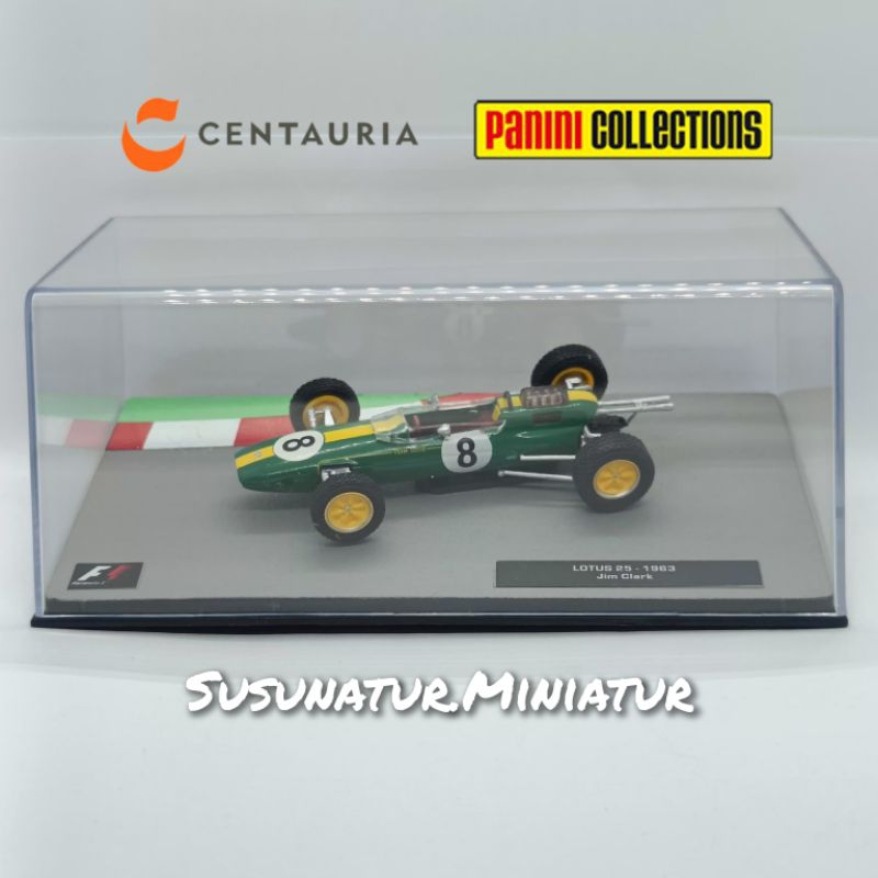 Formula 1 LOTUS 25 1963 Jim Clark 8 Centauria Panini Formula One Car ...