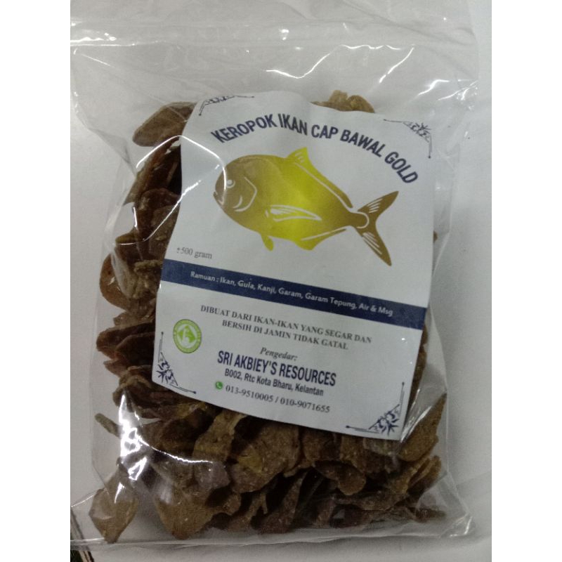 Gold BAWAL CAP FISH POWDER (500gram) | Shopee Philippines