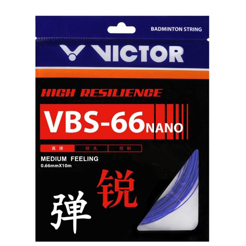 VICTOR BADMINTON RACKET STRING VBS 66 NANO LZJ USE | Shopee Philippines