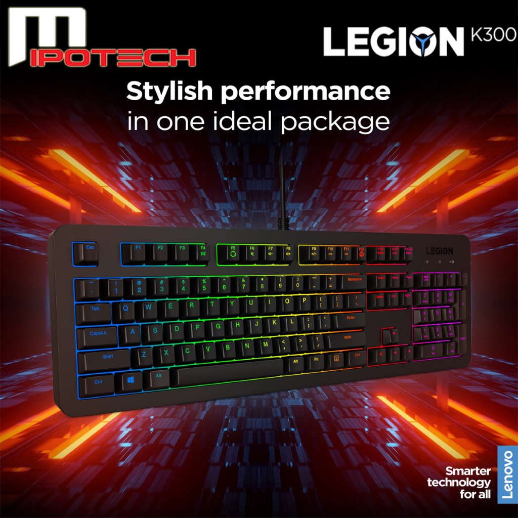 LENOVO LEGION K300 RGB GAMING KEYBOARD US ENGLISH | Shopee Philippines