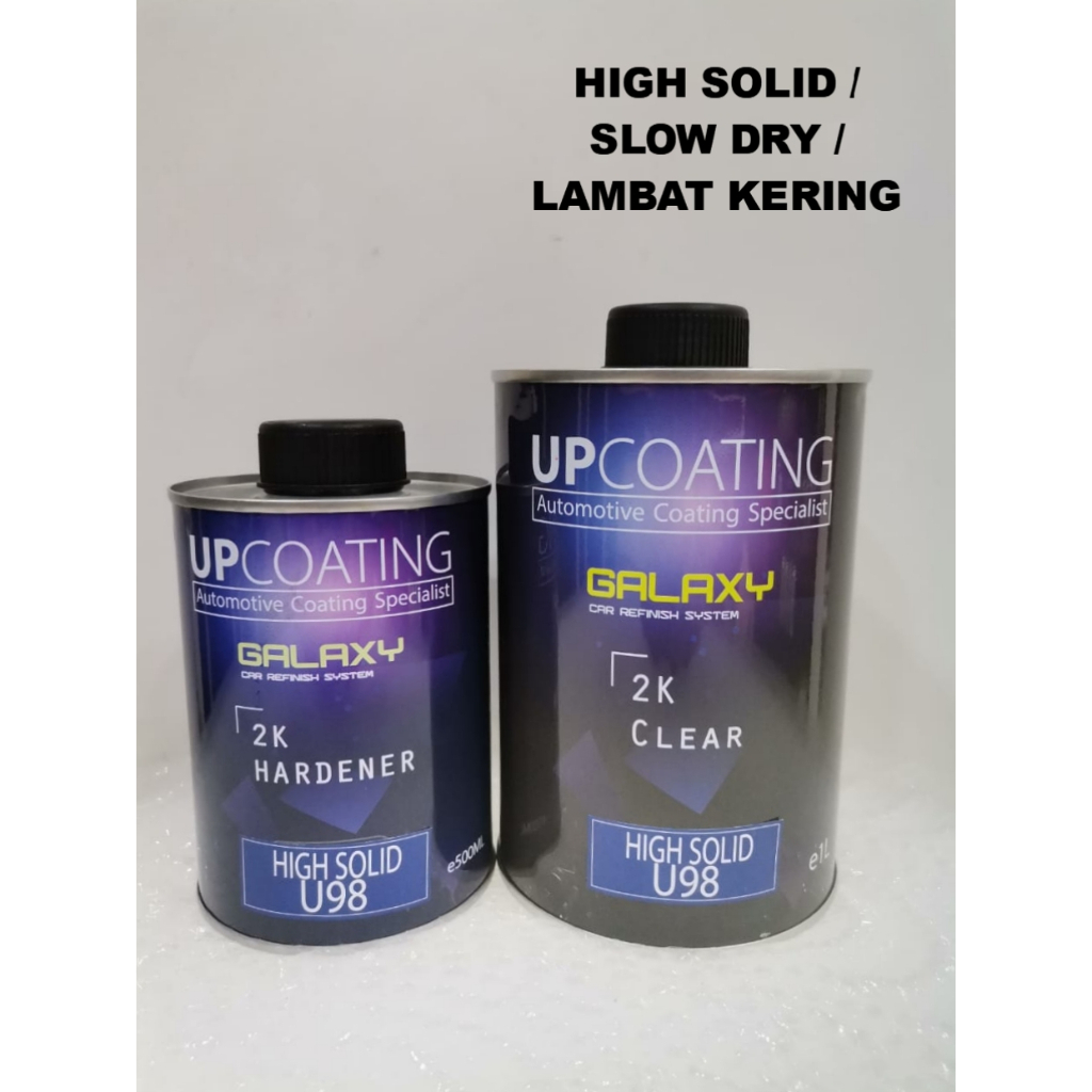 2K HIGH SOLID SLOW DRY CLEARCOAT/LAMBAT KERING/CLEAR KILAT KERETA /MOTOR | Shopee Philippines