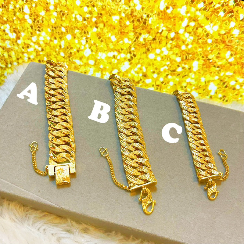 Cop 916 SAND HOOK LIPAN HAND CHAIN (bangkok gold / 24k Korean gold ...