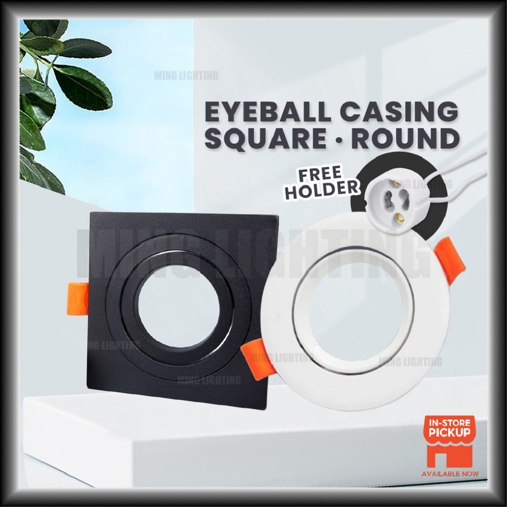 LED Eyeball Casing 7W MR16 Bulb GU10 Frame Downlight Ceiling Down Light ...