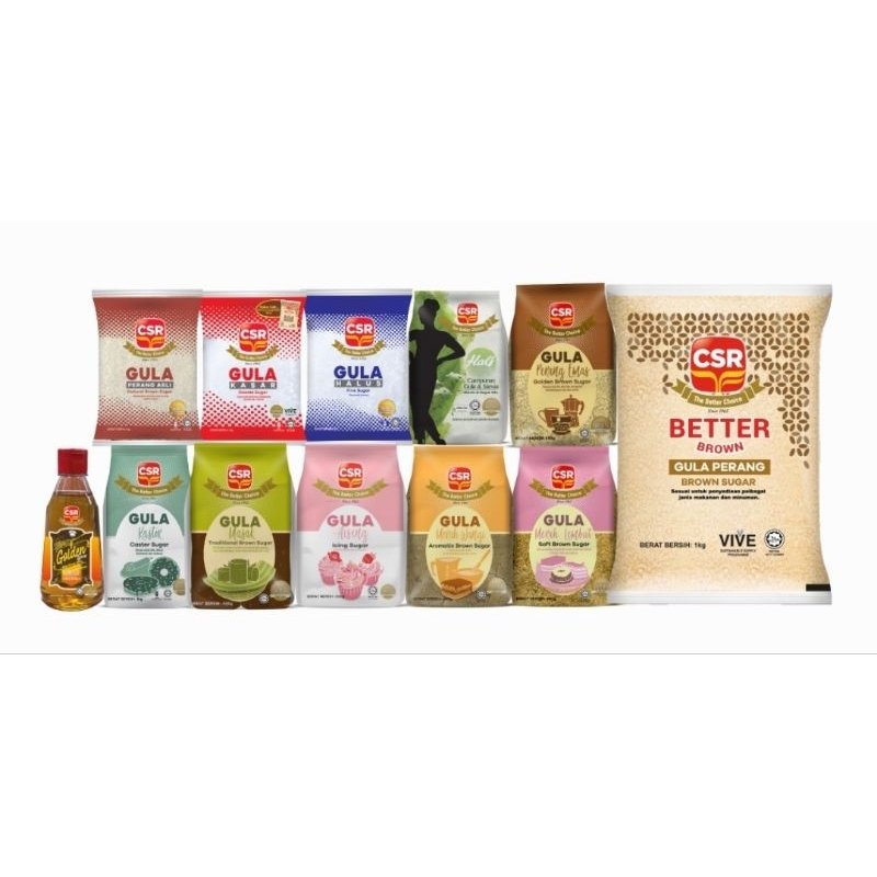 CSR Icing Sugar / Soft Brown Sugar / Castor Sugar / Golden Brown Sugar ...