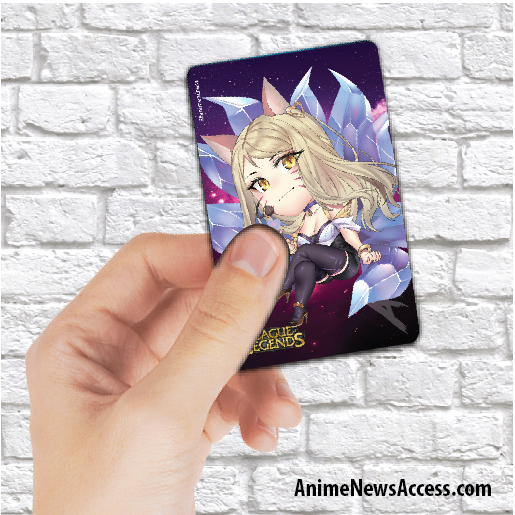 Ahri Kda Popstar Skin League Of Legends Stickers Fanart Chibi Touch N Go Card Sticker Tng