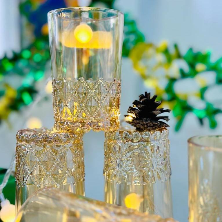 Hari Raya Aidilfitri 2023 190ml Amber Glass Tumbler - Gelas Minuman ...