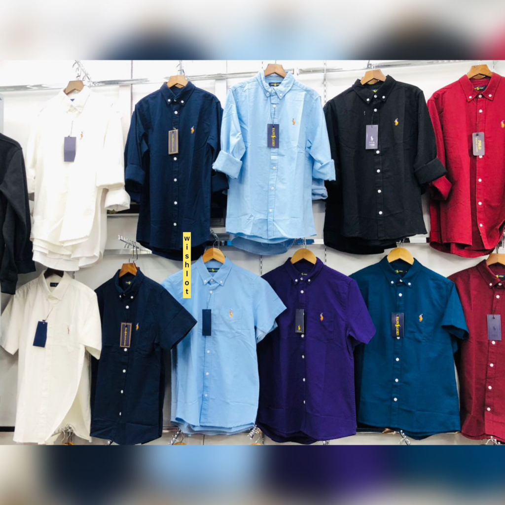 Men's Shart Long Sleeve Premium Quality 100% Cotton ️ | Shopee Philippines