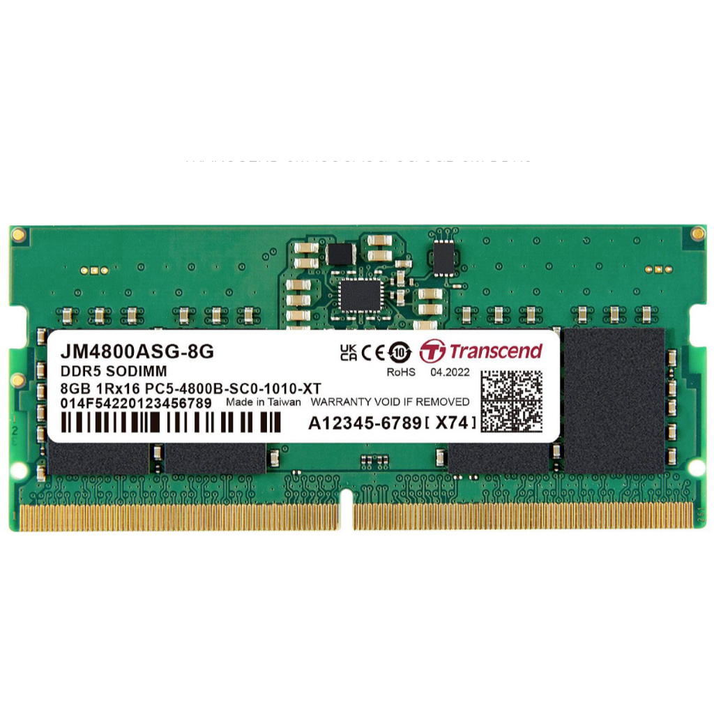 Transcend DDR5-4800 Unbuffered SO-DIMM For Notebook (Jetram) - 8GB/16GB/32GB | Shopee Philippines