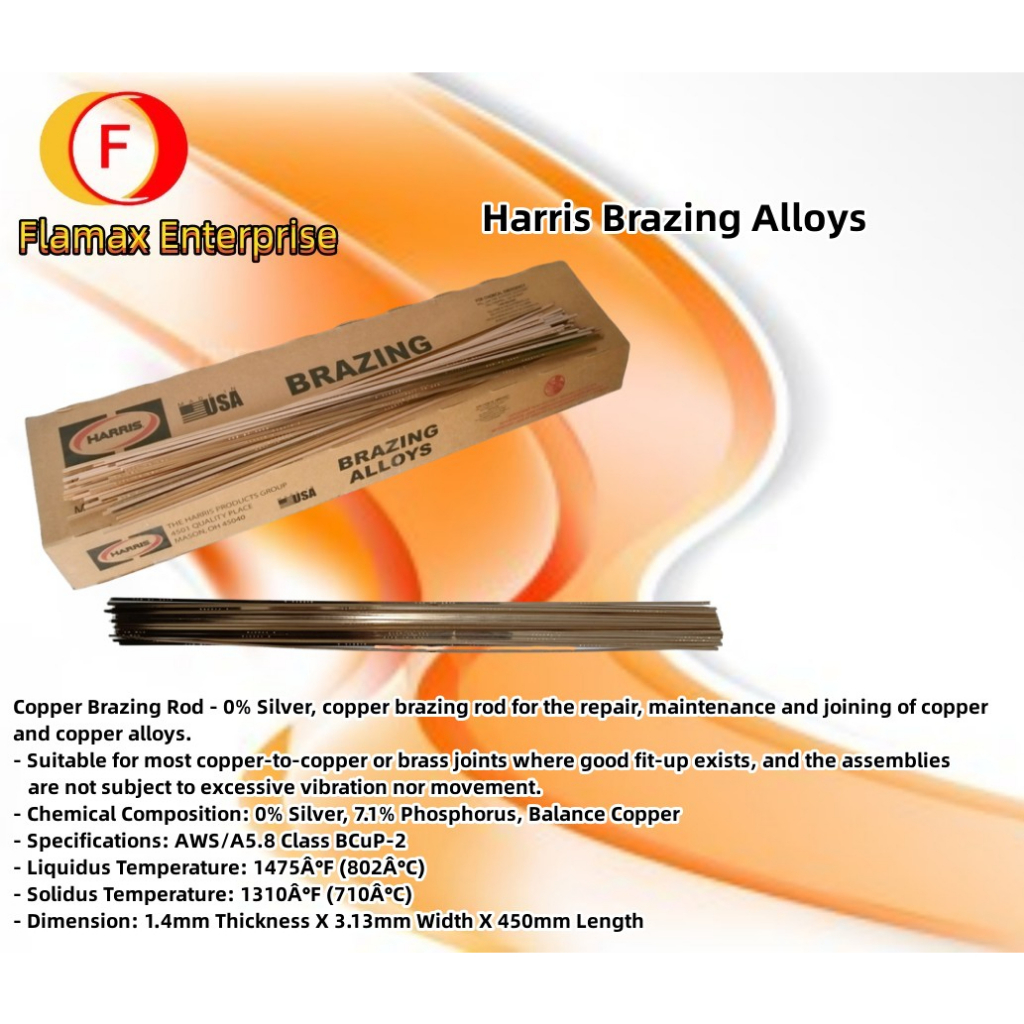 Harris Brazing Alloys (Brazing Rod) | Shopee Philippines