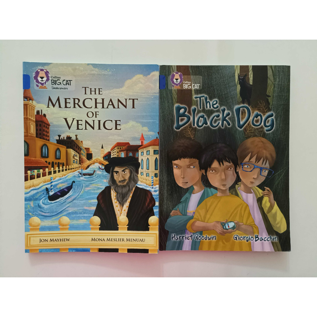 The Merchant of Venice and The Black Dog by Collins Big Cat | Shopee ...