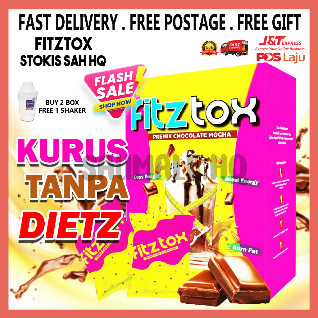 FITZTOX PREMIX CHOCOLATE MOCHA Coklat Vitamilk Vita Milk Awanees ...