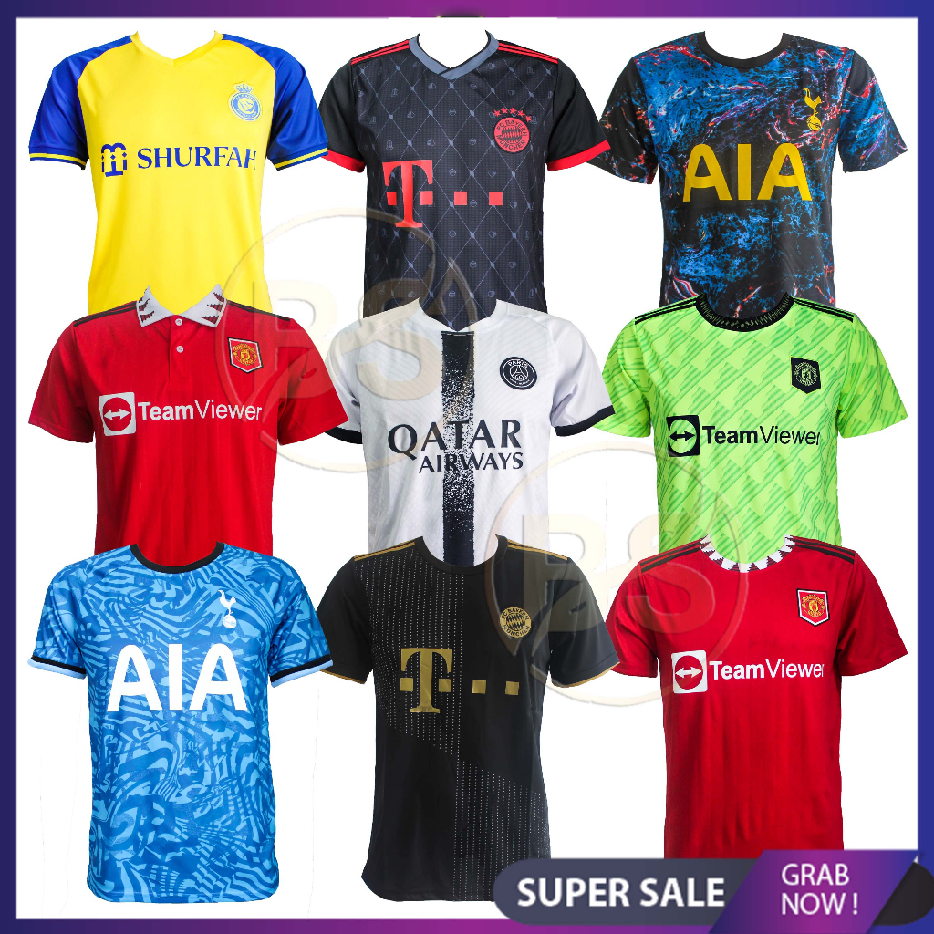 Men's New Season Football Club Jersey / MTI Short Sleeve Football ...