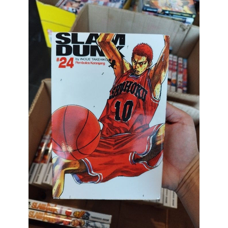 Comic Slam Dunk BM 1-24 Fullset (USED LIKE NEW) (Malay) | Shopee ...