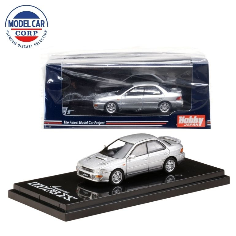 HobbyJapan SUBARU IMPREZA WRX Light Silver -HJ641013S Scale: 1/64 Model ...