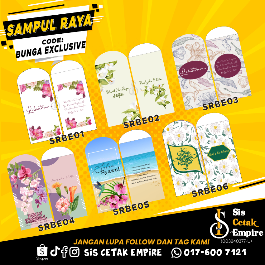 SAMPUL RAYA CUSTOM DESIGN | Shopee Philippines