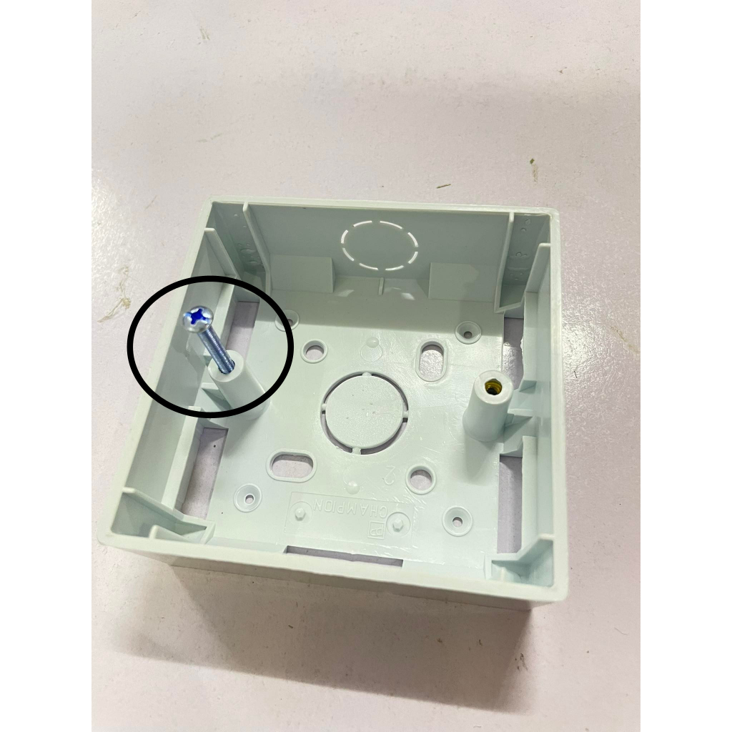 screw of electric nut nut base cover elektrik kotak 3 mm x 28 mm switch ...