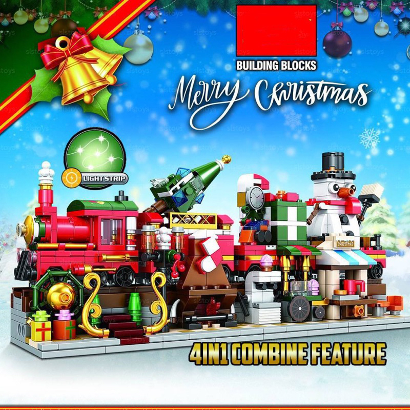 Sembo Block Building Blocks 4 In 1 Christmas Series 7008 (838pcs ...