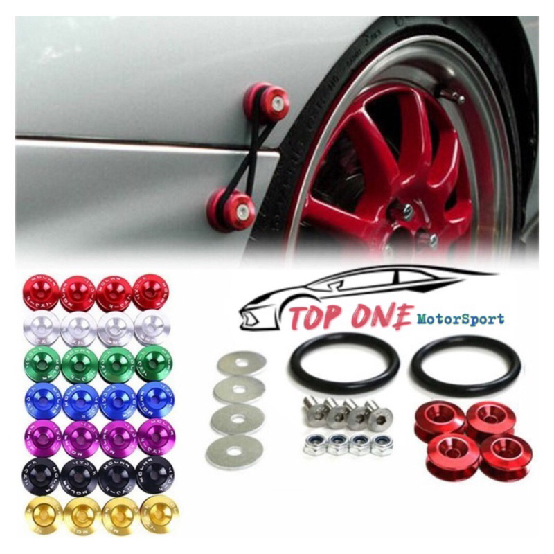 JDM Racing Car Bumper Clip / Aluminum Car Bumper Washer | Shopee ...