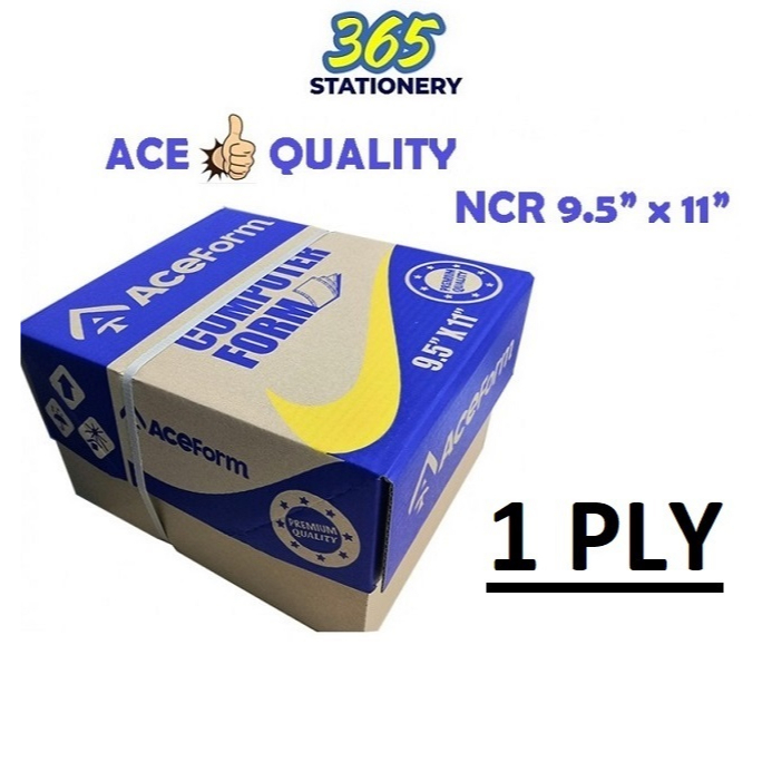 1PLY / 1PLY 2UP Aceform / Sonoform Computer Paper / Computer Form ...