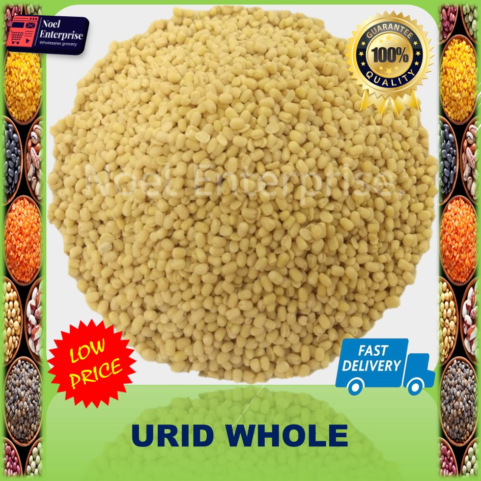 Urid dhal Whole white / Ulunthu Putih1kg | Shopee Philippines
