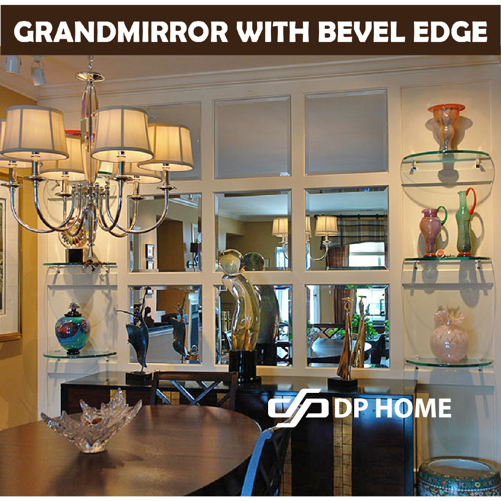 [Mirror Only]Grand Mirror Bevel Wainscoting Mirror Deco Wall Mirror ...